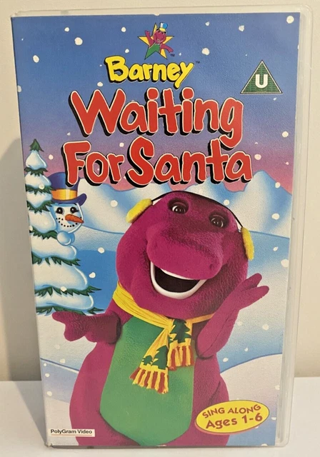 BARNEY - WAITING For Santa (VHS, 1998) £9.99 - PicClick UK