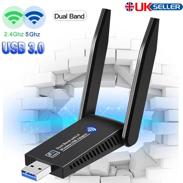 1300MBPS USB WIFI Adapter Wireless Network USB-Wifi Dongle Antennas ...