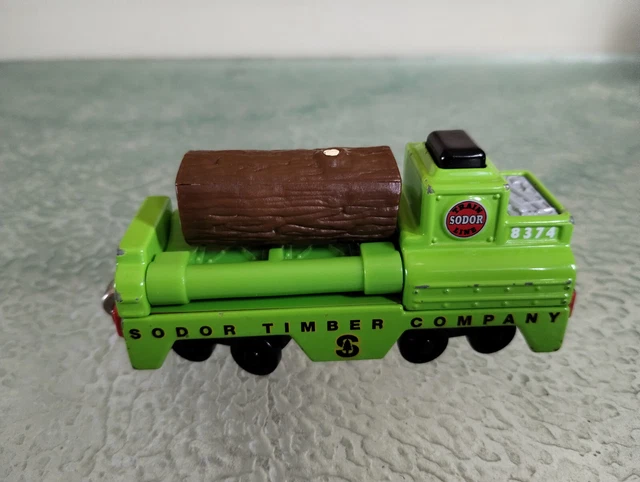 THOMAS THE TANK Engine Take n Play trains - Sodor Timber Company truck ...