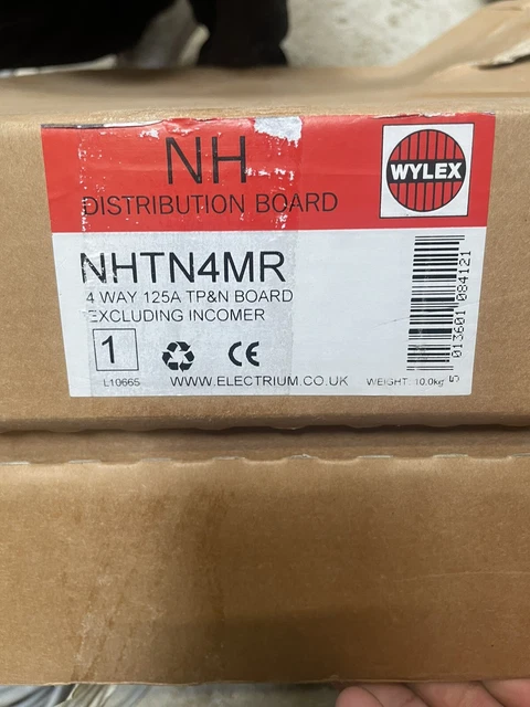 WYLEX DISTRIBUTION 3 PHASE METAL MCB BOARD 125a + MCB D63 £130.00 ...