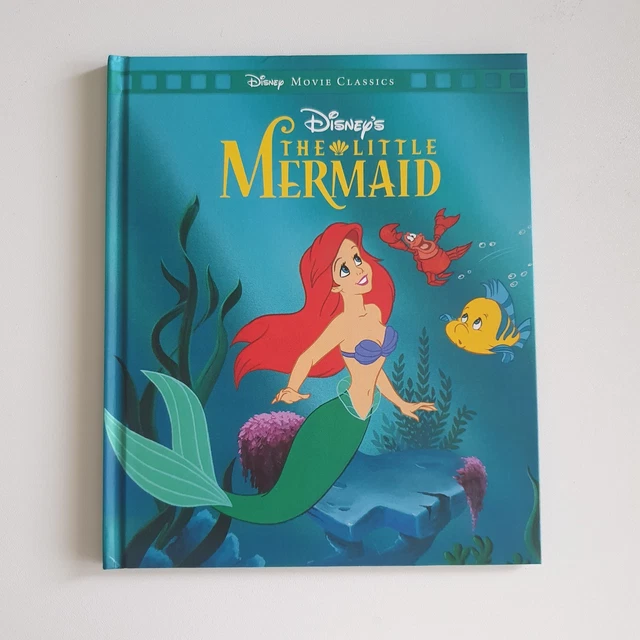 DISNEY THE LITTLE Mermaid Hardcover Book | Movie Classics Kids ...