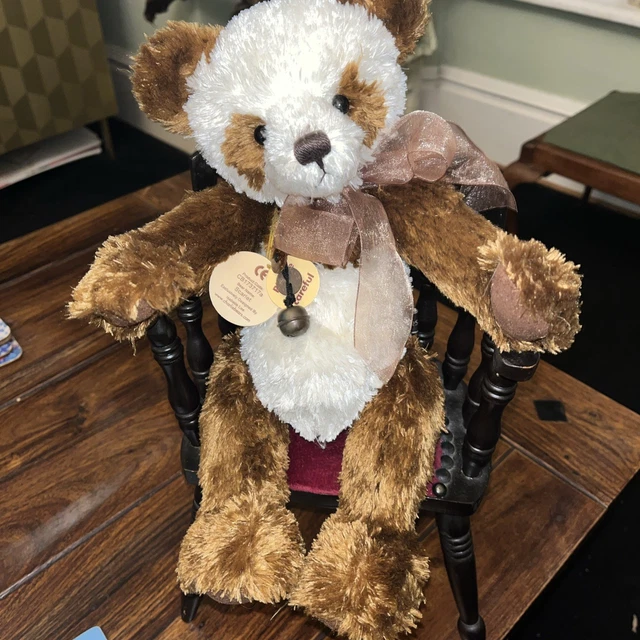 CHARLIE BEARS SCARLET Cb173717a Tags Ribbon Neck Bell 34cm Isabelle Lee ...