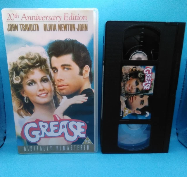 GREASE DIGITALLY REMASTERED 20th Anniversary Edition (VHS PAL, 1998) £7 ...