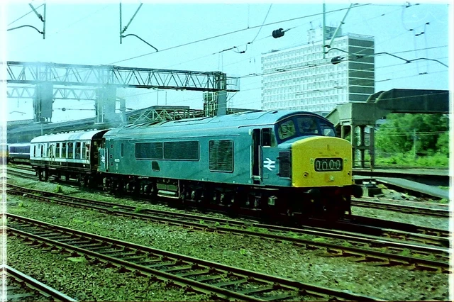 35MM RAILWAY COLOUR Negative Class 45 112 at Crewe £1.75 - PicClick UK