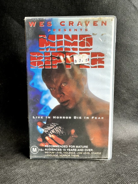 MIND RIPPER RARE Australian ENCORE Video VHS 90s Wes Craven Cult Sci-Fi ...