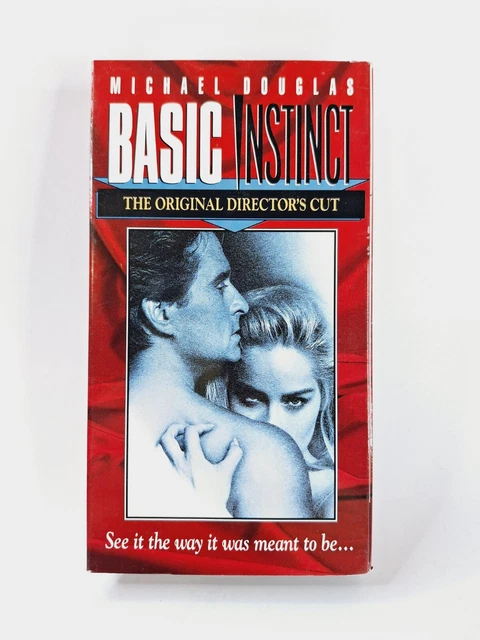BASIC INSTINCT VHS The Original Director's Cut - Michael Douglas Sealed ...