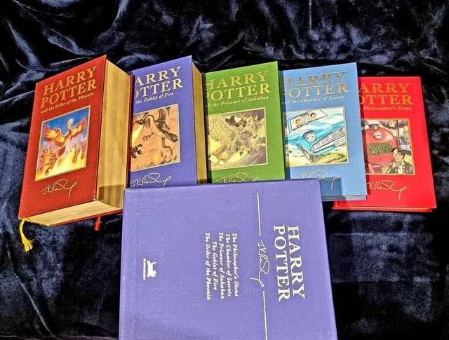 HARRY POTTER HARDBACK Deluxe Edition Box Set Books #1-5 $463.47 - PicClick