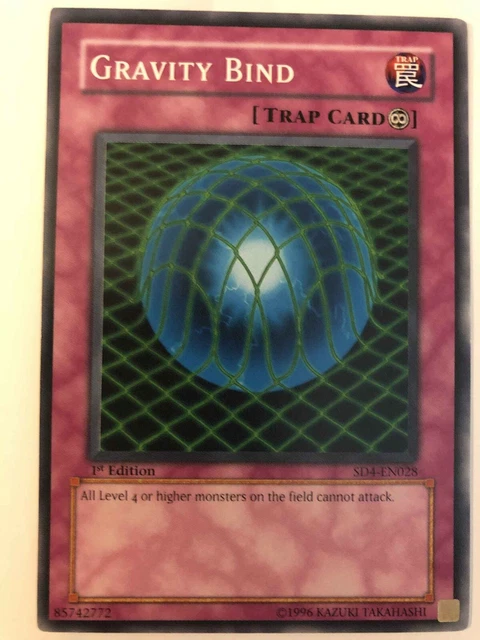 GRAVITY BIND YU-GI-OH Card - SD4-EN028 1st Edition Common EUR 2,34 ...
