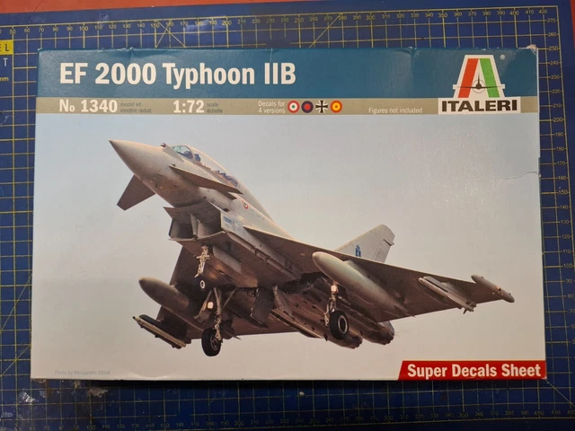 ITALERI - 1/72 Scale - Eurofighter 2000 Typhoon IIB Model Kit £21.00 ...