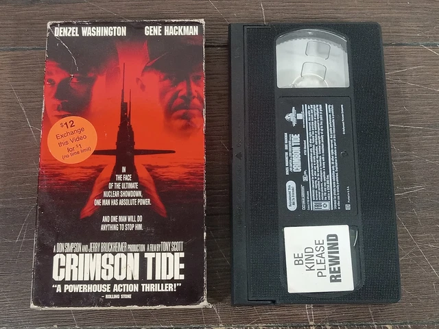 CRIMSON TIDE (VHS, 1995) Denzel Washington / Gene Hackman £6.88 ...