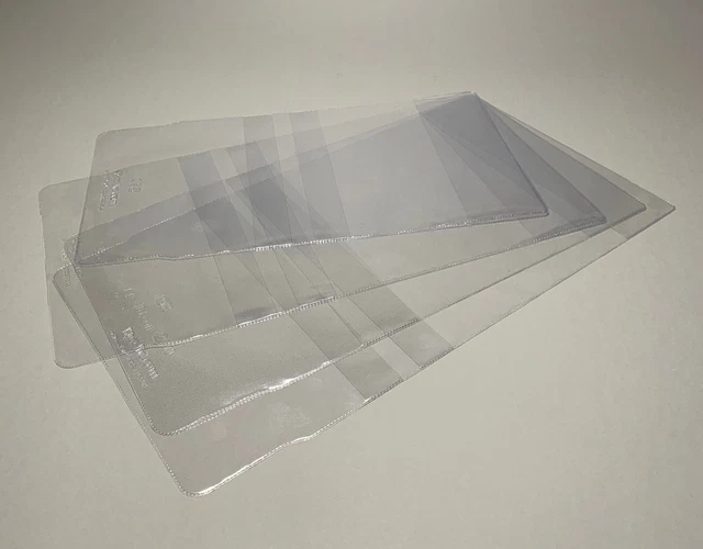 ADJUSTABLE CLEAR PLASTIC Book Covers £1.25 - PicClick UK