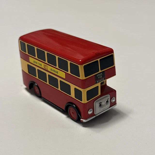 MOTORISED BULGY THE BUS RED Thomas Trackmaster Motorised Train Track ...