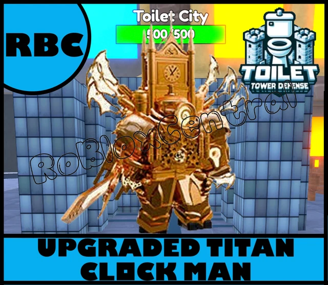 UPGRADED TITAN CLOCKMAN - Roblox Toilet Tower Defense - Cheap Ttd Unit ...
