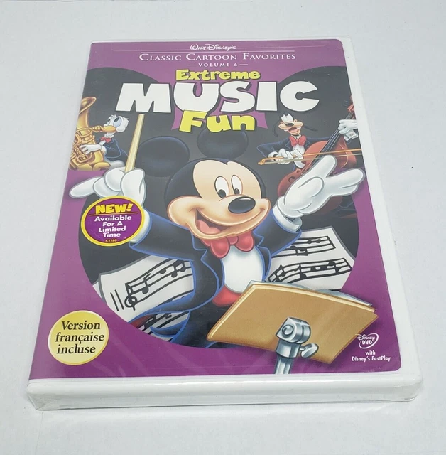 WALT DISNEY'S CLASSIC Cartoon Favorites Volume 6: Extreme Music Fun ...