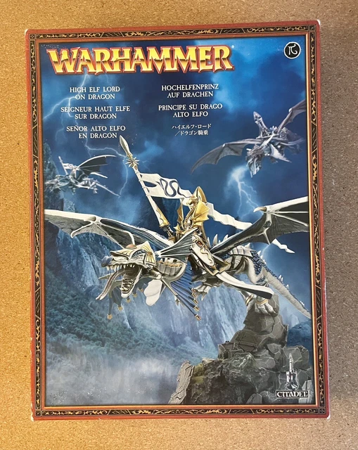 WARHAMMER FANTASY HIGH Elf Lord on Dragon Sealed Games Workshop The Old ...