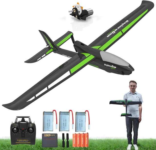 VOLANTEXRC NEW VERSION RC Plane,Remote Control Airplane for Adults,4 ...
