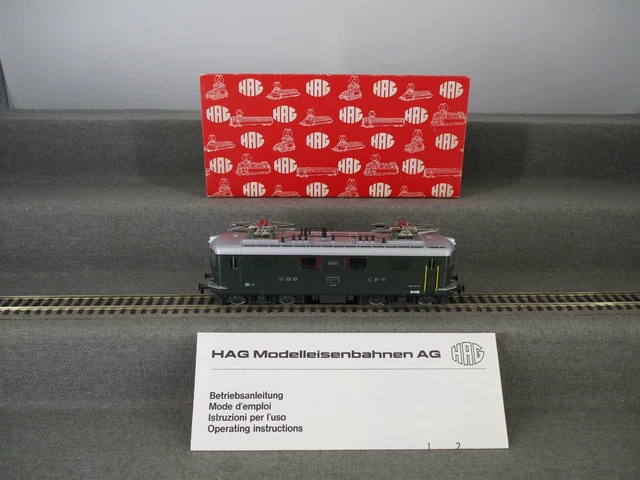 HAG SPUR H0 AC 220 Elektrolok Re 4/4 I 10035 der SBB Analog in OVP EUR 149,90 - PicClick DE