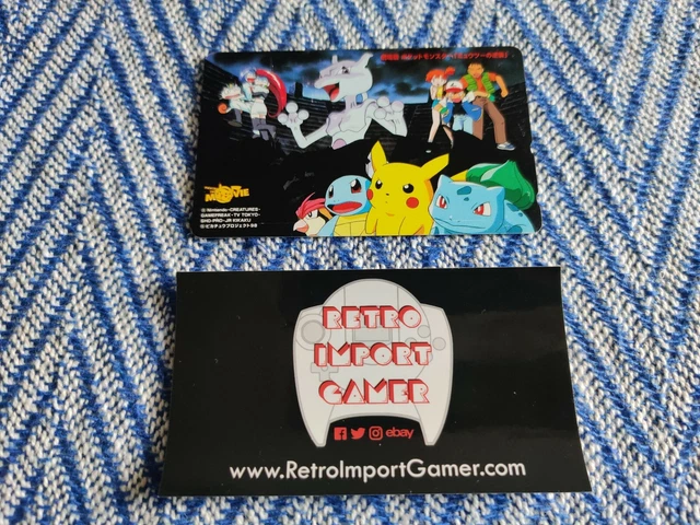 ULTRA RARE POKEMON the movie phone card Nintendo Japan Mew Pikachu ...
