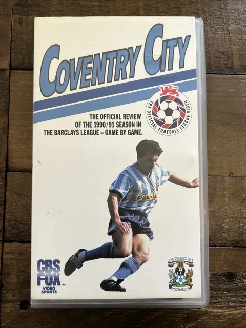 COVENTRY CITY 1990 / 1991 Season VHS Video Tape CBS FOX Video Sports ...