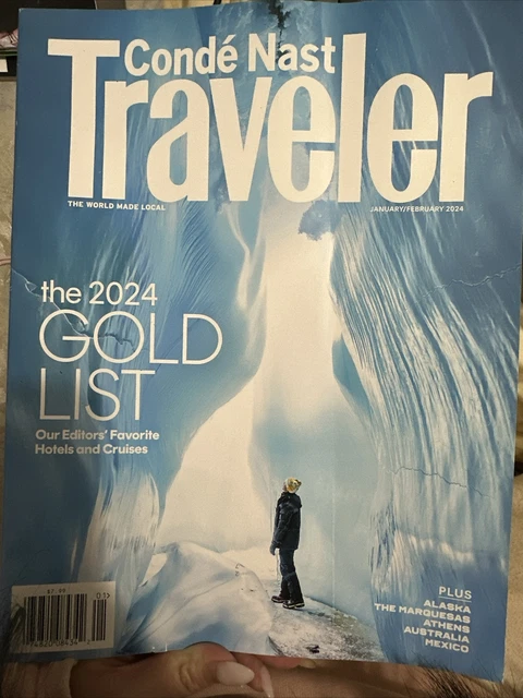 CONDE NAST TRAVELER Magazine January/February 2024 The 2024 Gold List ...