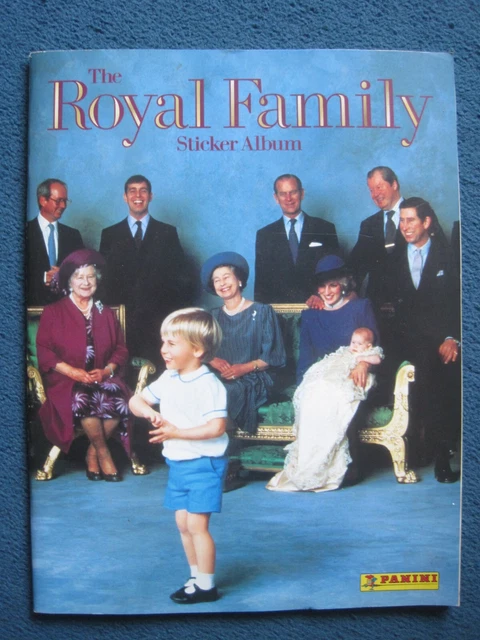 PANINI THE ROYAL Family sticker book incomplete with 24 stickers ...
