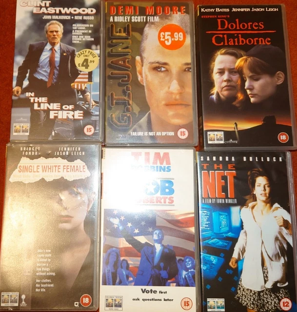CINEMA CLUB VHS Bundle 6 Tapes Retail £5.00 - PicClick UK