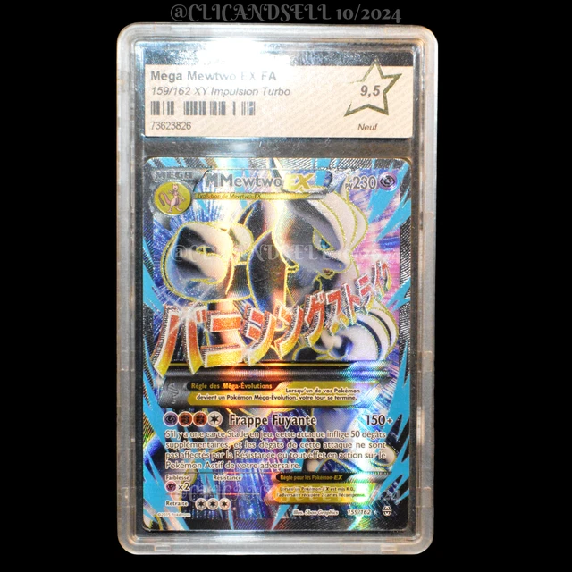 CARTE POKÉMON MÉGA Mewtwo EX FA 159/162 PCA 9,5 EUR 10,50 - PicClick FR