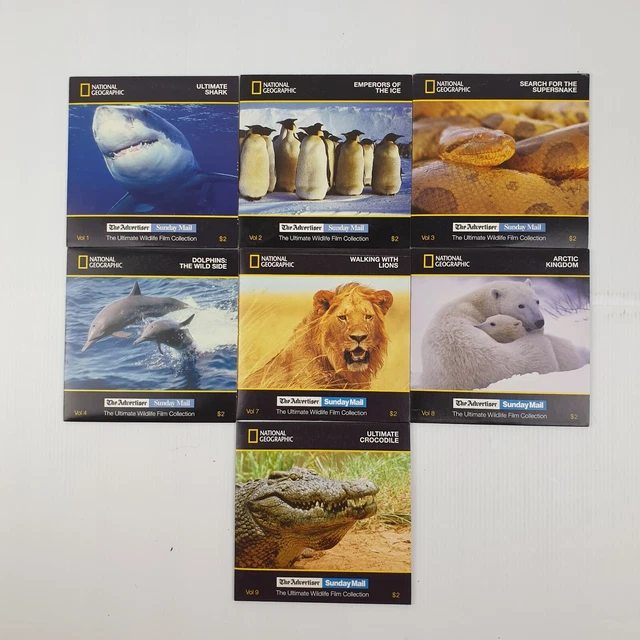NATIONAL GEOGRAPHIC DVD Bundle x 7, See Titles In Description, **FREE ...