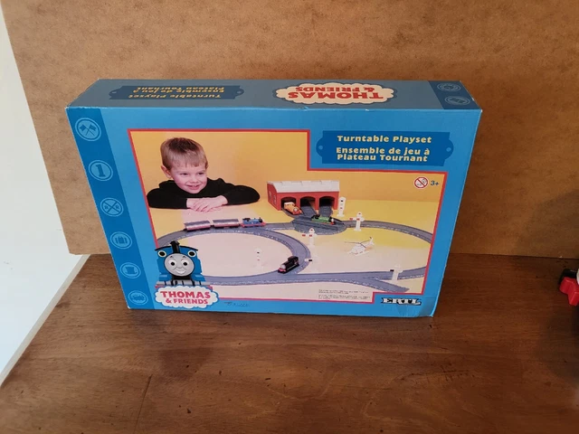 ERTL 2001 THOMAS THE TANK ENGINE Turntable Playset TRAIN SET Toy ...