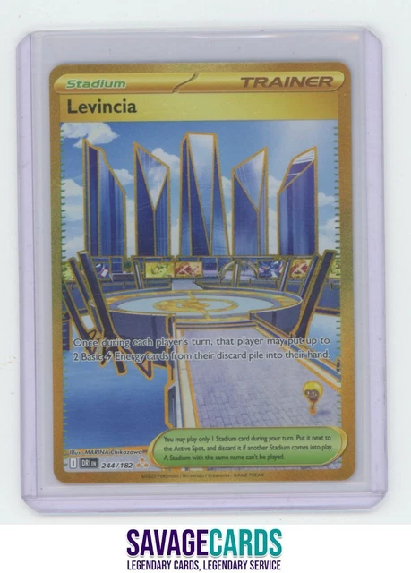 2025 POKEMON SV10 Destined Rivals Levincia #244/182 $11.15 - PicClick CA