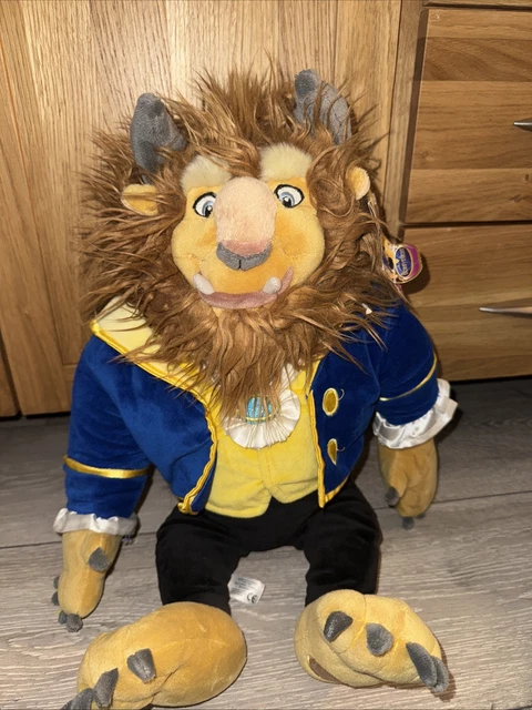 DISNEY STORE LARGE Beast Plush, Soft Toy From Beauty And The Beast 43cm ...