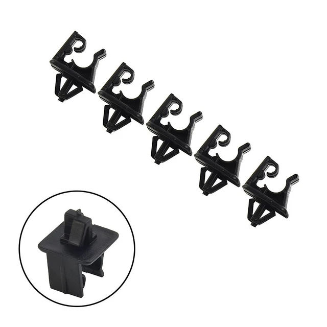 HEAVY DUTY PLASTIC Hood Bonnet Rod Support Prop Stay Clip Clamp Set of ...
