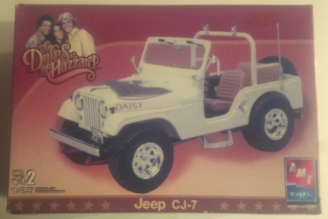 AMT 1/25 THE Dukes of Hazzard Jeep CJ-7 Plastic Model Kit AMT-38371 £49 ...