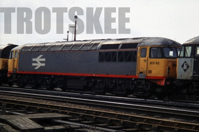 35MM SLIDE BR British Rail Diesel Loco Class 56 56019 Shirebrook 1992 ...