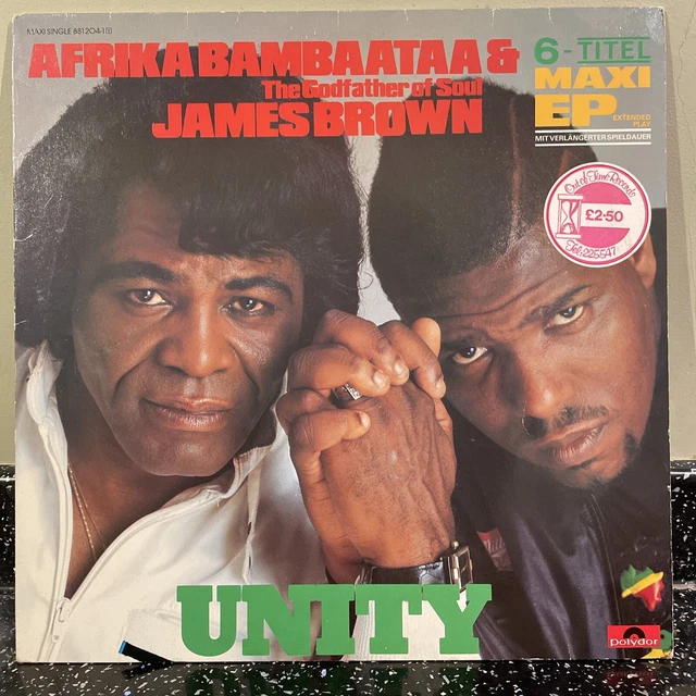 AFRIKA BAMBAATAA & James Brown - Unity - Vinyl 12” Maxi EP - 1984 - Hip ...