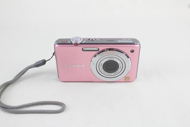 PANASONIC LUMIX DMC-FS6 Digital Compact Camera Working w/ Leica Lens ...