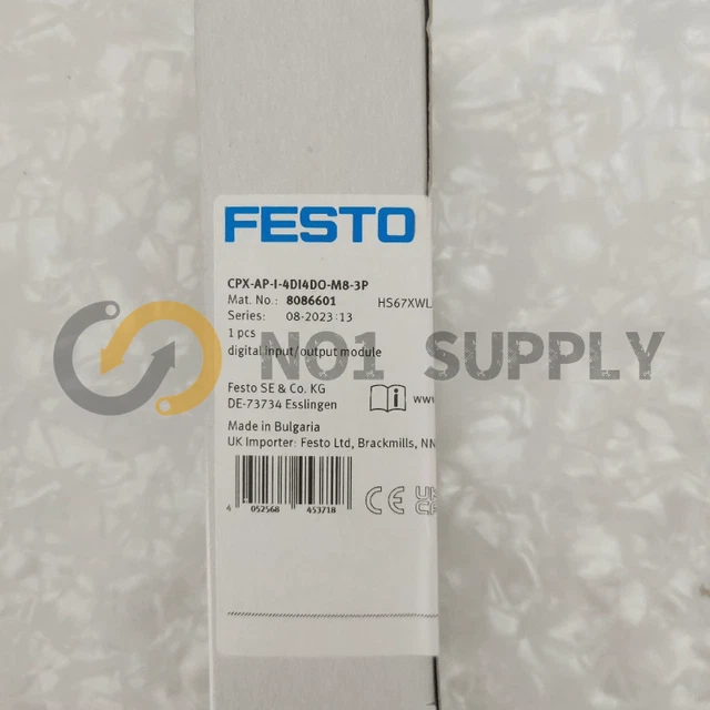 1PC NEW FESTO CPX-AP-I-4DI4DO-M8-3P 8086601 Digital Input/Output Module ...
