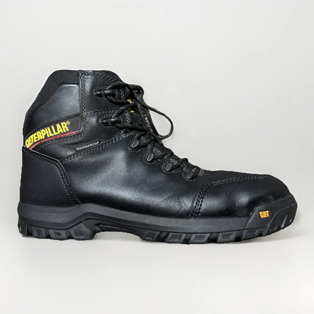 CATERPILLAR WORK BOOTS Mens 11 Resorption Combat Black Leather ...