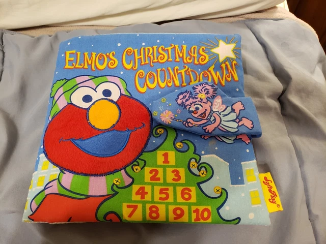 ELMO'S CHRISTMAS COUNTDOWN 8x8 Cloth Book - Sesame Street Favorites ...