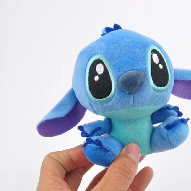 CUTE DISNEYS 12CM Lilo & Stitch Blue Stitch Plush Doll Stuffed Baby ...