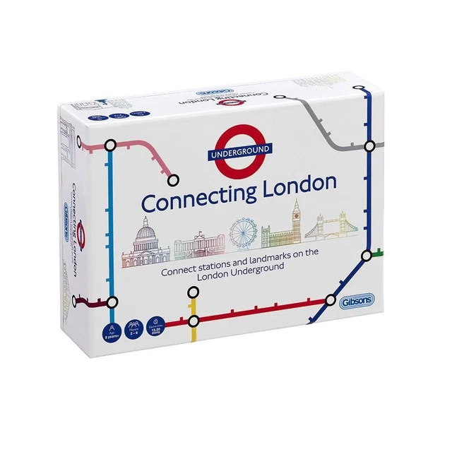 GIBSONS CONNECTING LONDON- TFL London Underground Board Game Gift ...