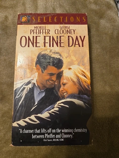 ONE FINE DAY VHS 20th Century Fox George Clooney Michelle Pfeiffer Pre ...
