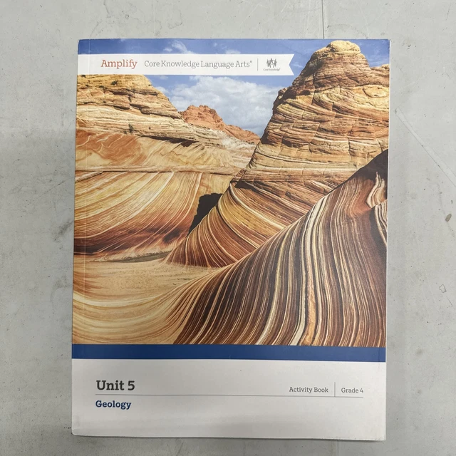 AMPLIFY CKLA GRADE 4 Unit 5 - Geology Student Activity Book - UNUSED $9 ...