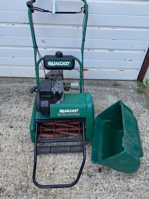 QUALCAST CLASSIC 35S petrol lawn mower self propelled £99.99 - PicClick UK