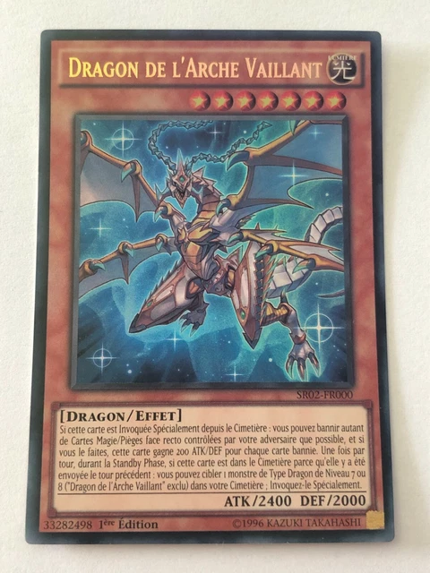 CARTE YU GI oh dragon de l arche vaillant sr02-fr000 EUR 1,00 - PicClick FR