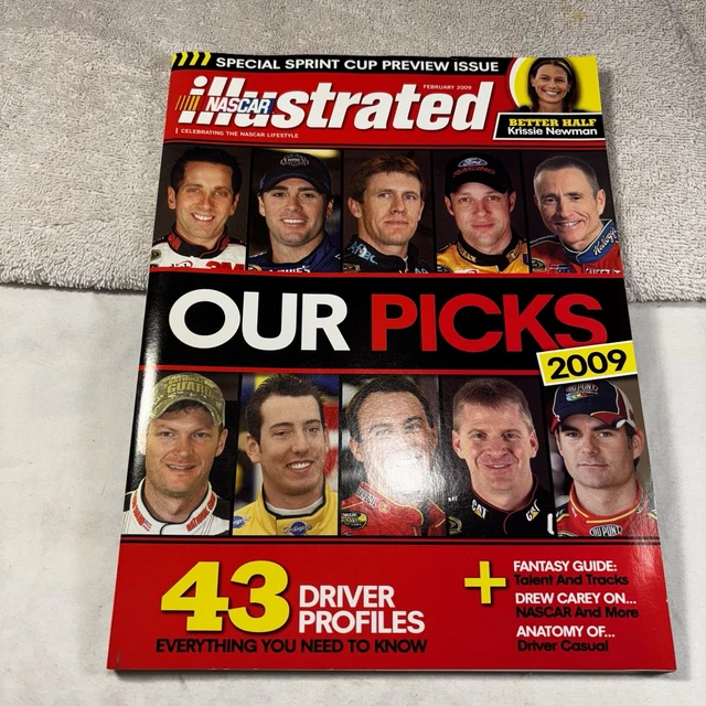 NASCAR ILLUSTRATED MAGAZINE February 2009 Greg Biffle Poster £14.87 ...