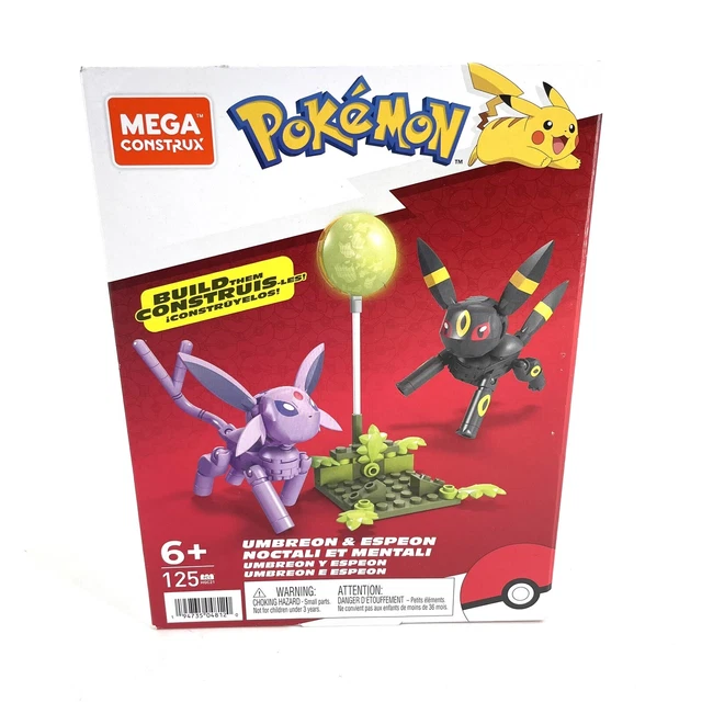 MEGA CONSTRUX - Pokemon Buildable Figures 2-Pack - UMBREON & ESPEON ...