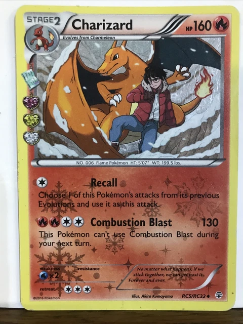 CHARIZARD - RC5/RC32 - Pokemon Generations Radiant Collection Card PK01 ...