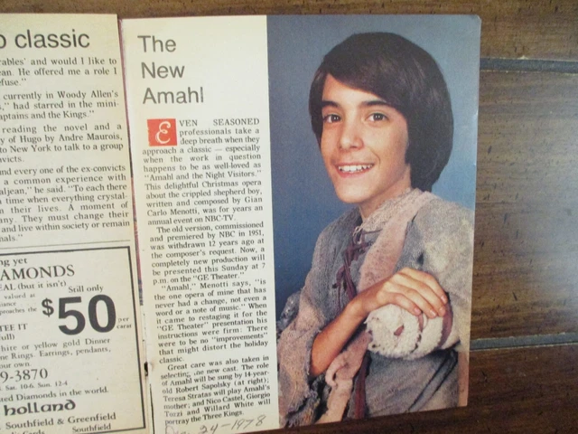 1978 DETROIT TV Magazine Cover w/Artic(ROBERT SAPOLSKY/MARLO THOMAS ...