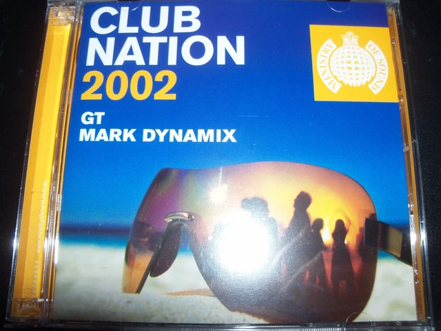 CLUB NATION 2002 Ministry Of Sound Mixed By GT & Mark Dynanix 2 CD Up ...